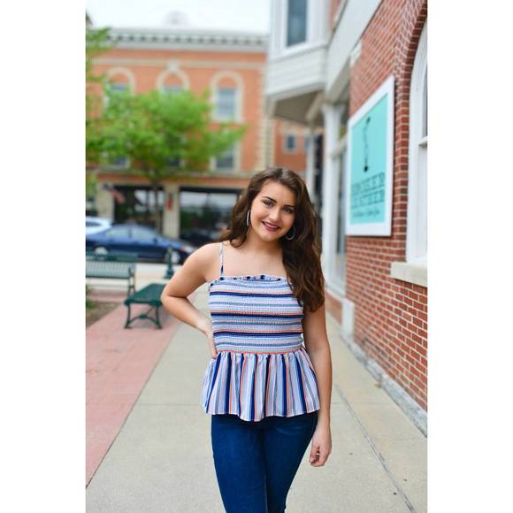 THML | Tops | New Thml Tara Tank In Multi | Poshmark